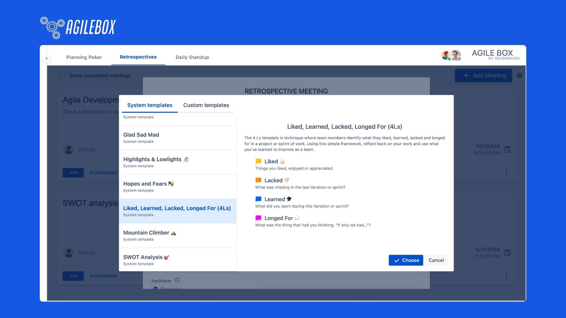 Liked, Learned, Lacked, and Longed For | The 4Ls Retrospective - AgileBox